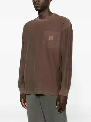 Carhartt Work In Progress Logo-patch Pocket T-shirt