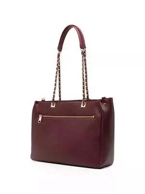 TWINSET Logo Detail Chain Shoulder Bag - Red