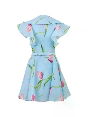 LEO LIN Isla Floral-print Mini Dress