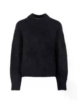 Cecilie Bahnsen Brushed-finish Mohair-blend Sweater - Black