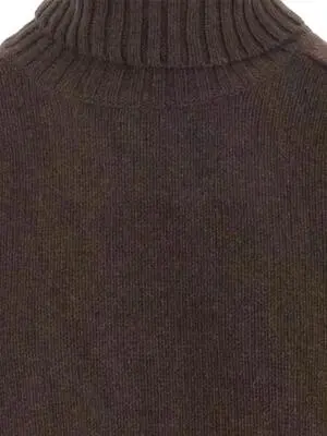 Bruno Manetti Roll Neck Ribbed Trim Sweater