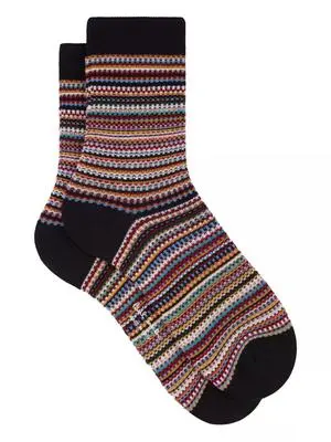 Paul Smith Striped Socks - Red