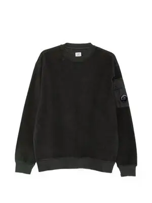 C.P. COMPANY Lens Detail Crewneck Sweatshirt - Green