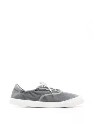Moncler Vera Leisure Suede Sneakers - Grey