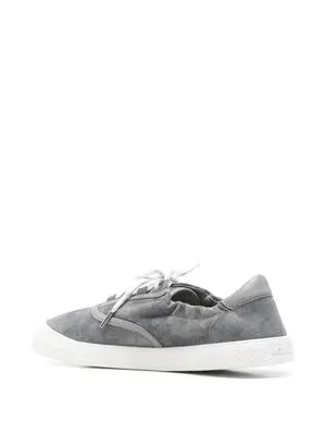 Moncler Vera Leisure Suede Sneakers - Grey