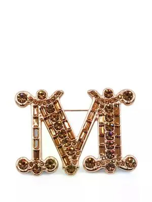 Max Mara Crystal Brooch - Pink