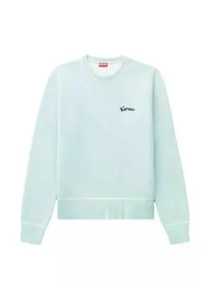 Kenzo Varsity Embroidered Sweater - Blue