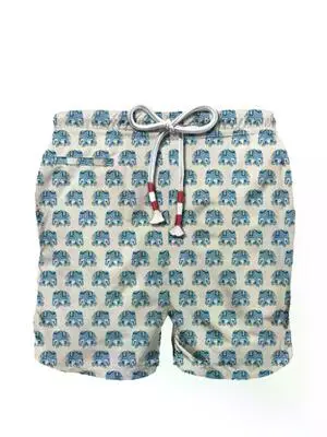 MC2 SAINT BARTH Elephant-print Swim Shorts
