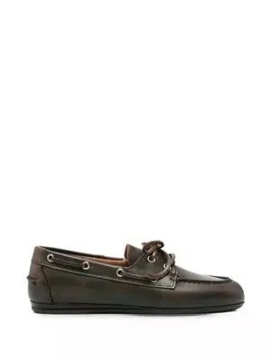 POSA Lace-up Leather Loafers