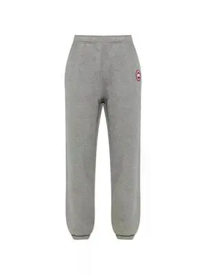 Canada Goose Logo-patch Heathered Track Pants