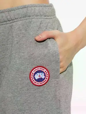 Canada Goose Logo-patch Heathered Track Pants