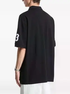 A BATHING APE Large Ape Head Relaxed-fit Polo Shirt