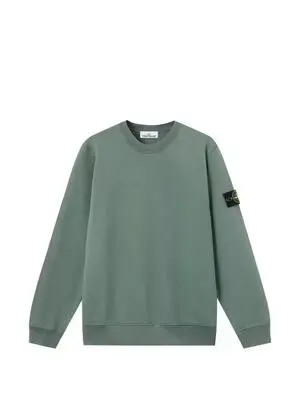 Stone Island Logo-patch Sweatshirt - Green
