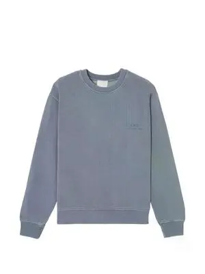 A.p.c. Logo-print Sweatshirt - Blue
