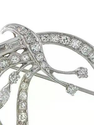 LB EXCLUSIVE 18k White Gold Diamond Brooch
