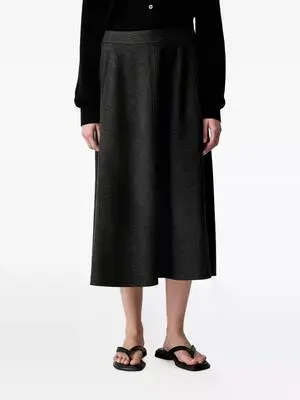 Marc O'polo A-line Midi Skirt - Grey
