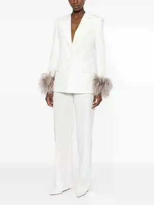 THE ARCHIVIA Feather-cuff Blazer