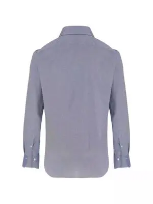FINAMORE 1925 Button-up Rounded-hem Shirt