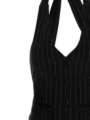 HAMZA Kimi Striped Halterneck Vest