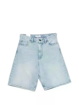 Carhartt Work In Progress Brandon Bleached Denim Shorts - Blue