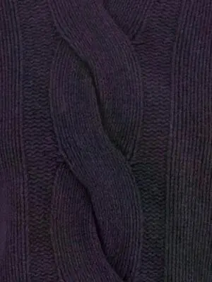Bruno Manetti Cable-knit Turtleneck Sweater