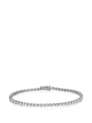 WITH LOVE Lab-grown Diamond Tennis Bracelet In 14k White Gold