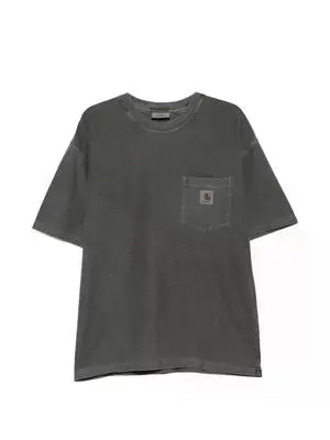Carhartt Work In Progress Logo-patch Pocket T-shirt - Black