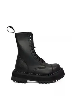 ALTERCORE Lace-up Platform Boots - Black