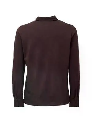 ZANONE Long-sleeve Button-cuff Polo Shirt