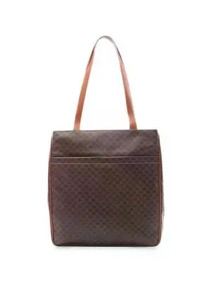 Celine 2000s Macadam Tote Bag - Brown