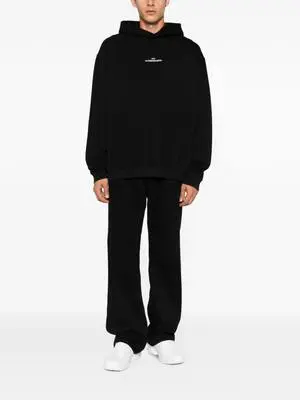 MAISON MARGIELA Logo-embroidered Hoodie