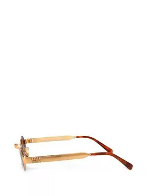 Miu Miu Tone Geometric Frame Sunglasses
