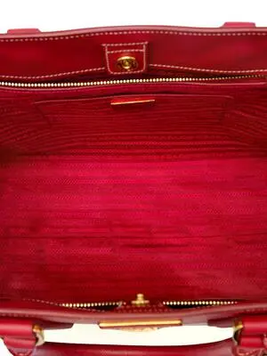 Prada Bicolor Saffiano Lux Satchel