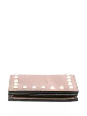 Valentino Garavani 2018-2026 Leather Rockstud Compact Wallet Small Wallets