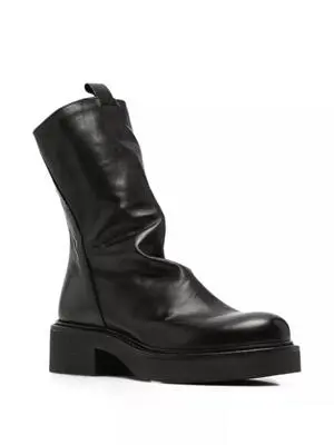 METISSE Slouchy Rear-zip Ankle Boots
