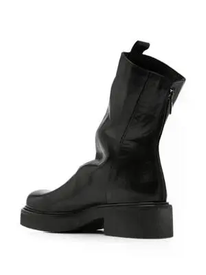 METISSE Slouchy Rear-zip Ankle Boots