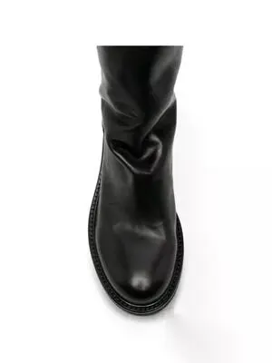 METISSE Slouchy Rear-zip Ankle Boots