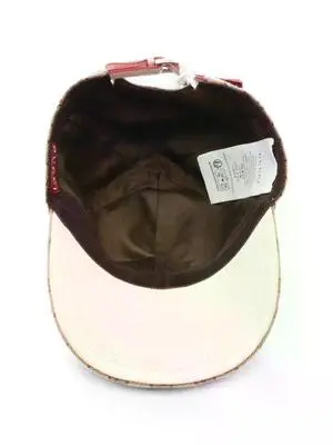 Gucci Gg Supreme Baseball Cap With Yuko Higuchi Cat Patch
