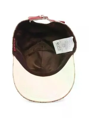 Gucci Gg Supreme Baseball Cap With Yuko Higuchi Cat Patch
