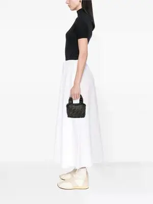 Fendi Zucca Canvas Handbag