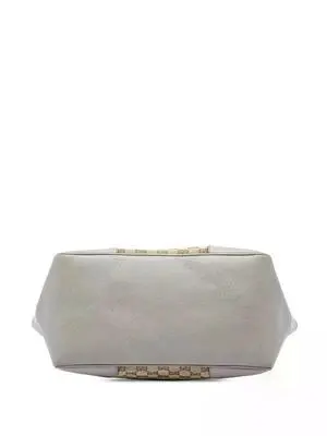 Gucci Gg Canvas And Leather Bree Tote Bag
