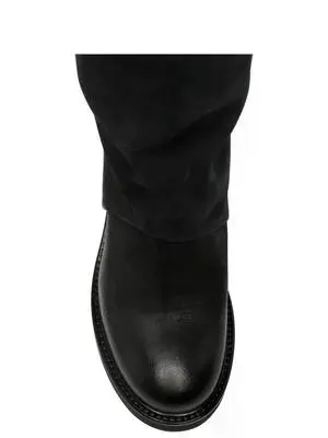 METISSE Fold-over Leather Boots