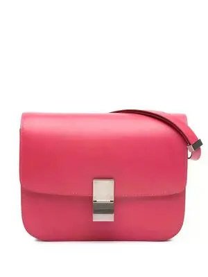 Celine 2017 Medium Calfskin Classic Box Crossbody Bag - Pink