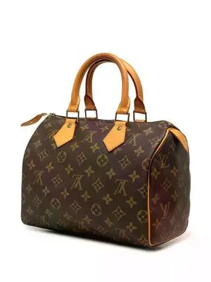 LOUIS VUITTON Monogram Canvas Speedy 25 Boston Bag