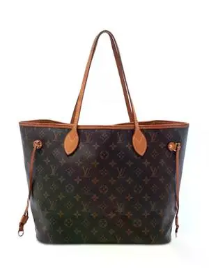 LOUIS VUITTON 2019 Monogram Neverfull Mm Tote Bag - Brown