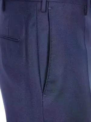 Incotex Pressed-crease Wool Trousers