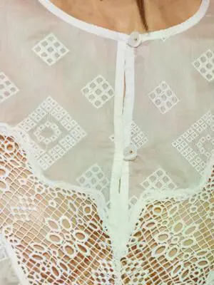 Munthe Valiance Embroidered Lace-trim Blouse