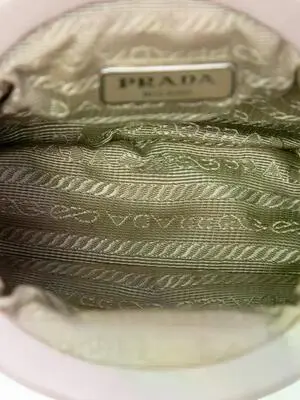 Prada 2013-2026 Nappa Gaufre Kiss Lock Purse Coin Pouch