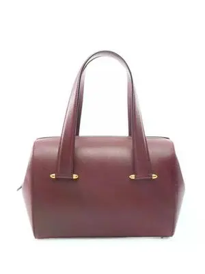 Cartier 2000s Must Line Boston Tote Bag - Red