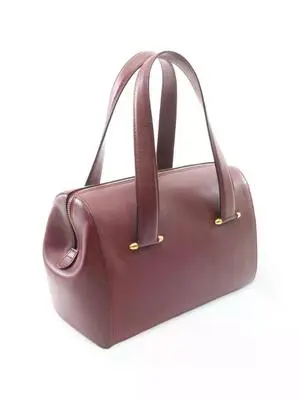 Cartier 2000s Must Line Boston Tote Bag - Red
